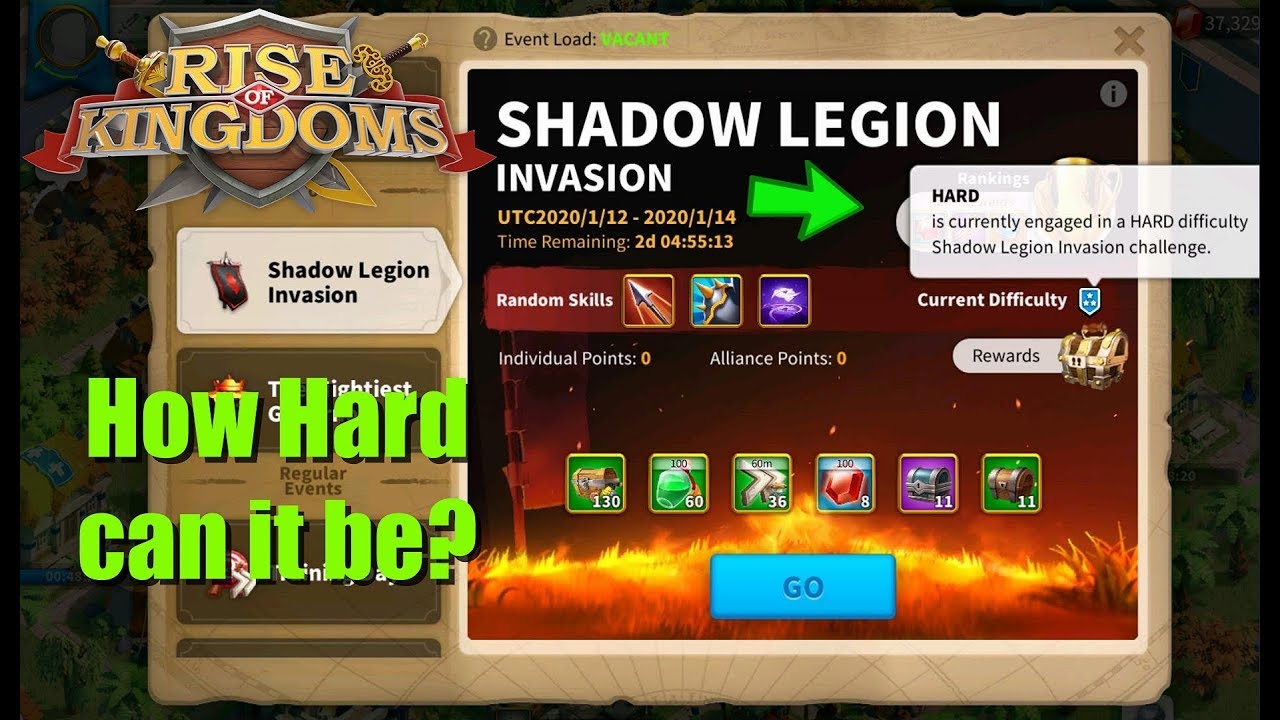 Shadow Legion Invasion on HARD difficulty! - How hard can it be? - Rise ...