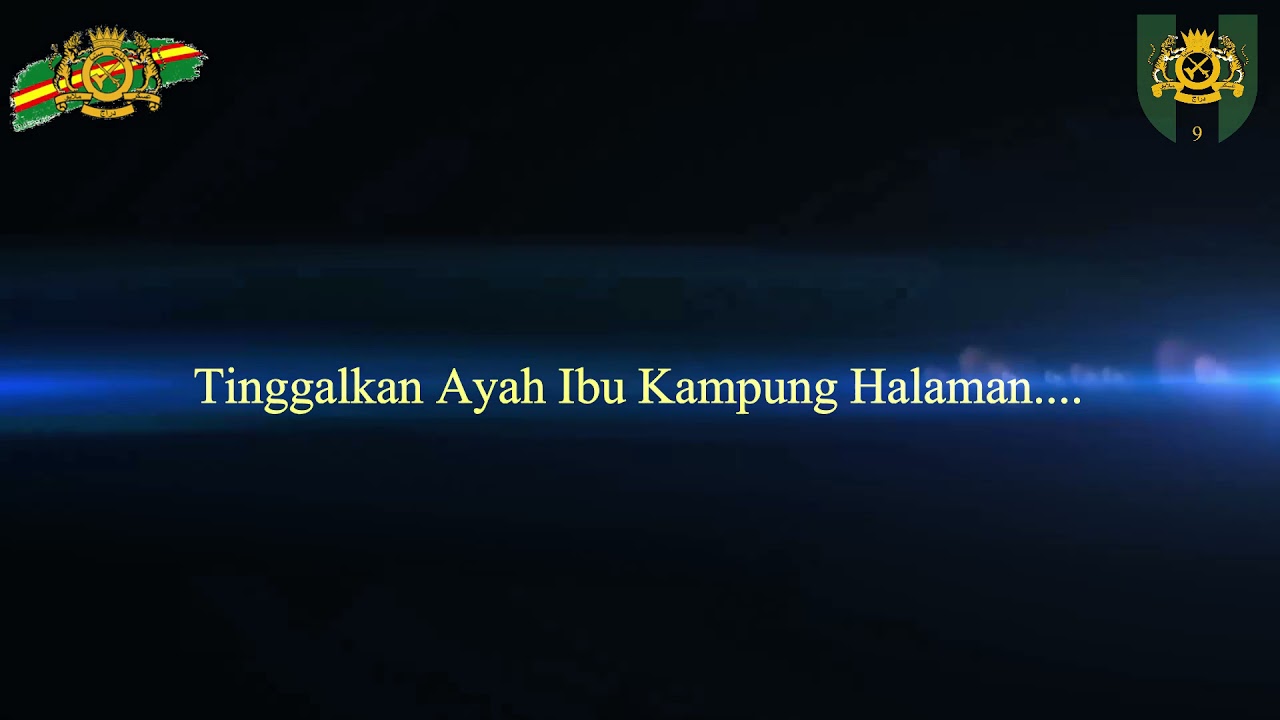 PANDUAN NYANYIAN LAGU 9 REJIMEN ASKAR MELAYU DIRAJA (RAMD) PARA - YouTube