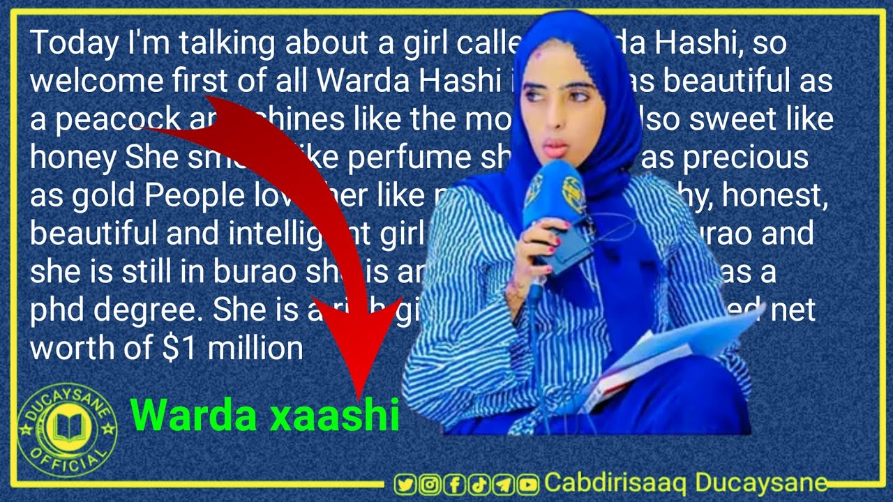 Topic about Warda Xaashi|| Casharkii 13aad. - YouTube