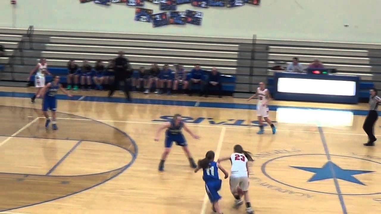 Holy Angels vs Visitation Girls Basketball 1/27/15 - YouTube