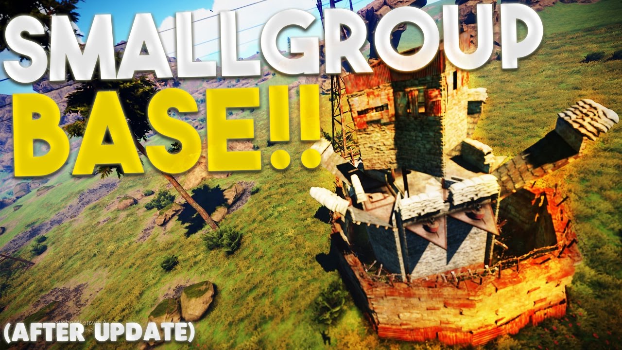 RUST SMALL GROUP BASE! - CHEAP Compact Duo Base Design - After Update ...