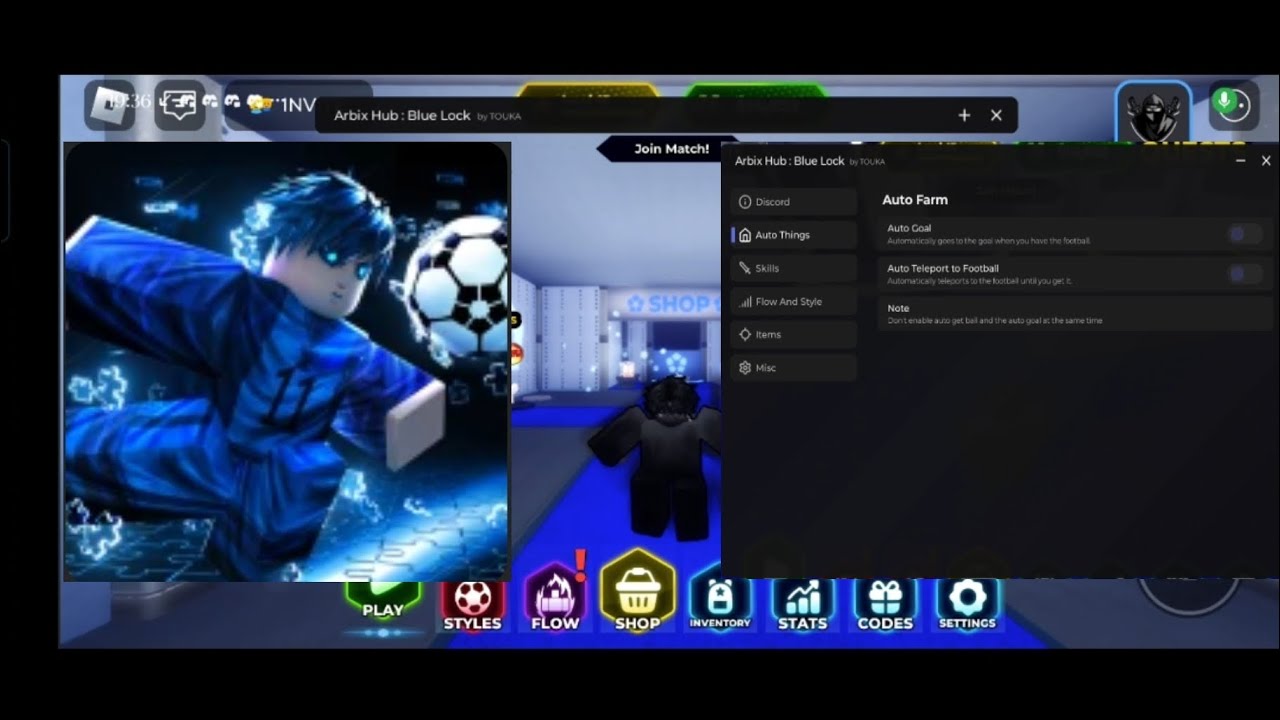 "New"|OP Blue lock rivals Script by ARBIX HUB (Free Cosmetics, Auto tp ...