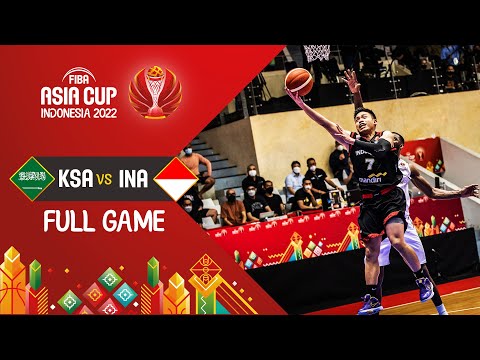 Saudi Arabia 🇸🇦 - Indonesia 🇮🇩 | Basketball Full Game - #FIBAASIACUP 2022