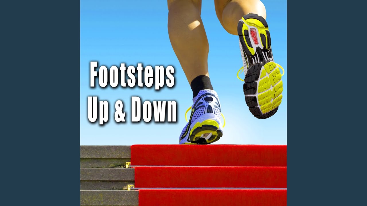 Heavy Boots Walk up Steps and Across Wood Porch - YouTube