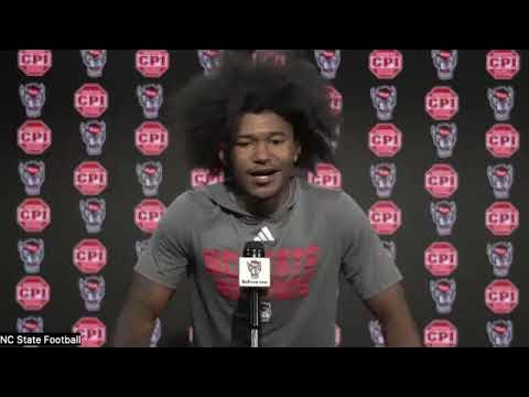 NC State WR Kevin Concepcion discusses 2 TD performance against Marshall - YouTube