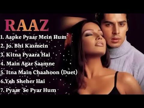 🎶 Raaz Movie All Songs 💿 | Audio Jukebox 🎧 | Bipasha Basu, Dino Morea 💕 | Nadeem–Shravan Musical 🎼