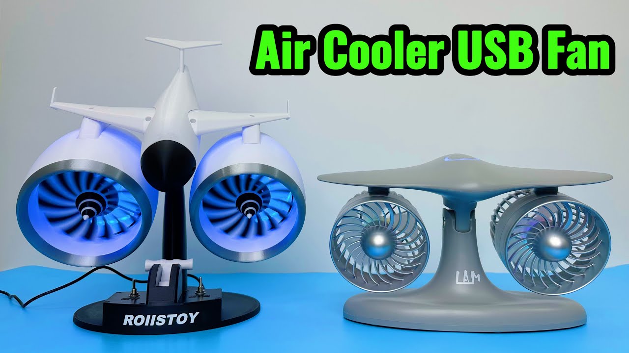 Mini Air Conditioner Fan -Aircraft Engine Cooler Fan,USB Spray ...