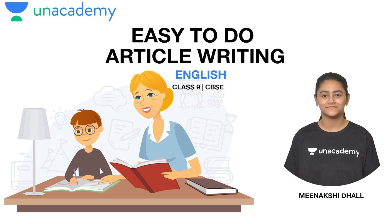 Easy to do Article Writing | English | CBSE |Class 9| Meenakshi Ma'am ...