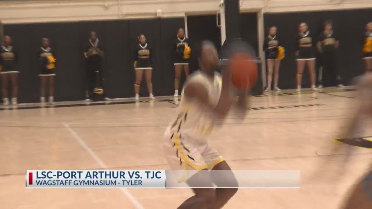 TJC men's basketball beats Lamar State College-Port Arthur 85-75 - YouTube