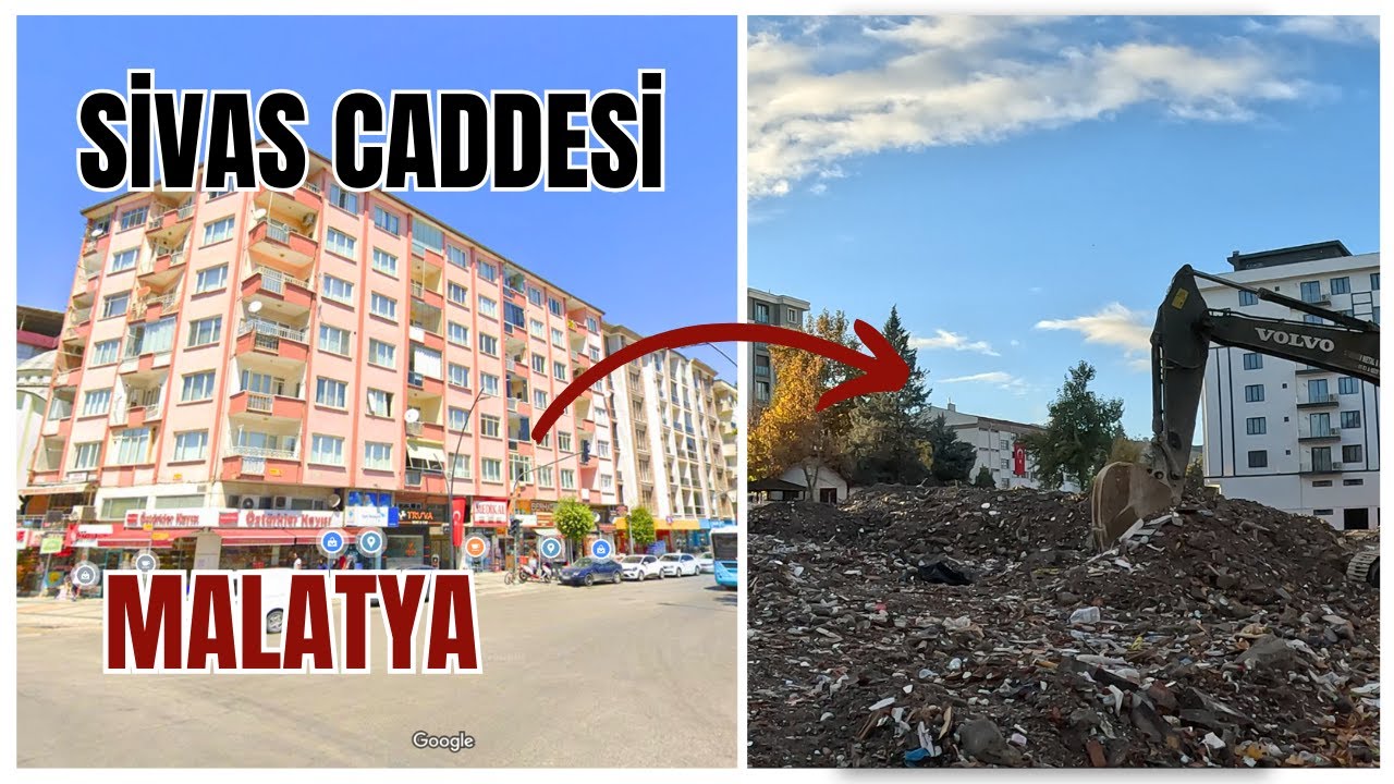 Malatya En Son Hali / Sivas Caddesi / Kışla Caddesi (Yeni Video) - YouTube