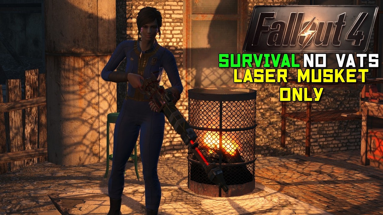 Can You Beat Fallout 4 With Only A Laser Musket? - YouTube