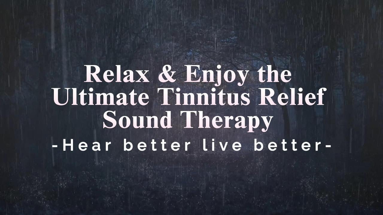 Relax & Enjoy the BEST Tinnitus Relief Sound Therapy🦻| Cricket Ambience ...