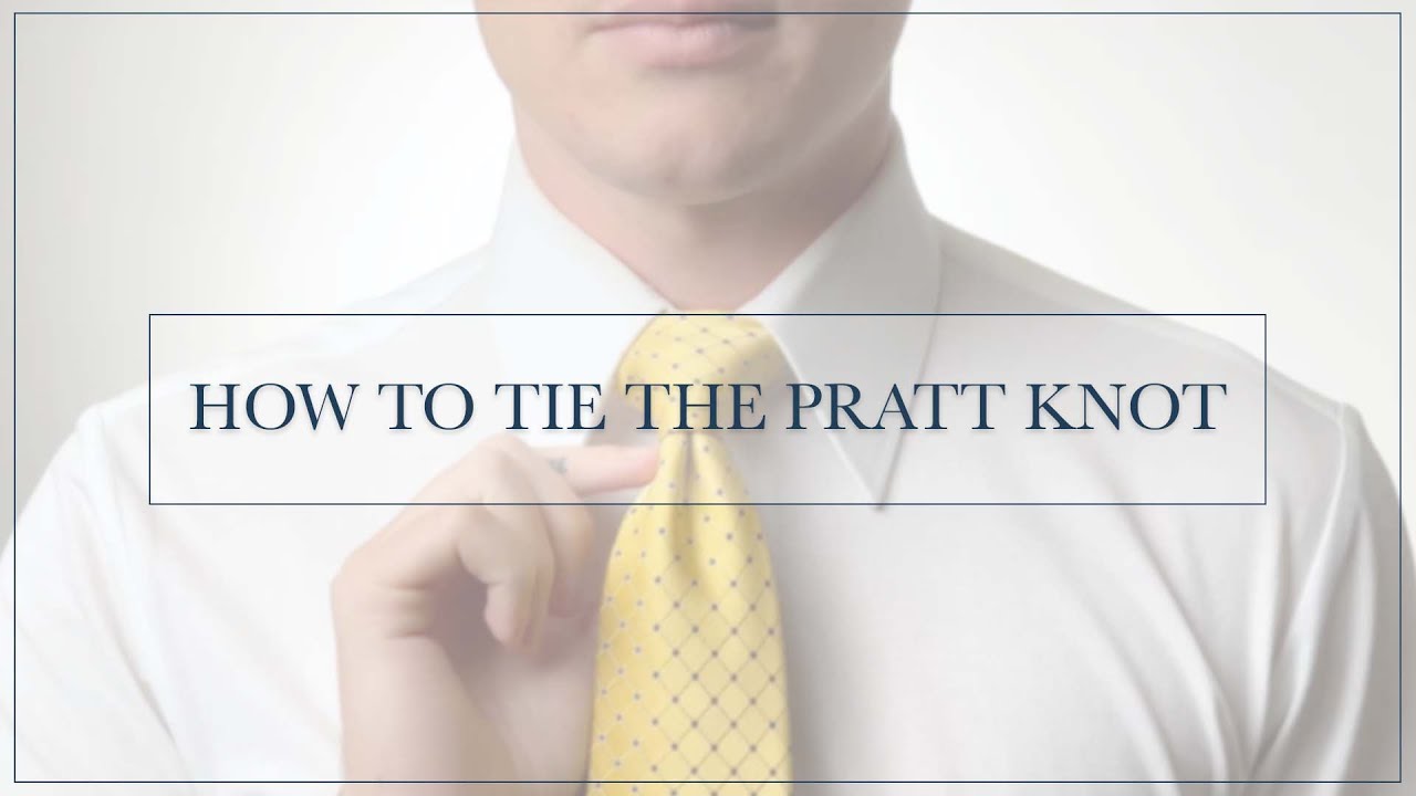 How to Tie the Pratt Knot - YouTube