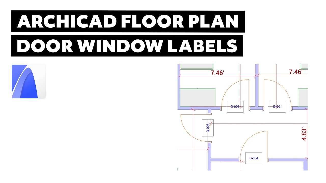 ArchiCAD Tutorial: Doors windows labelings like a professional ...