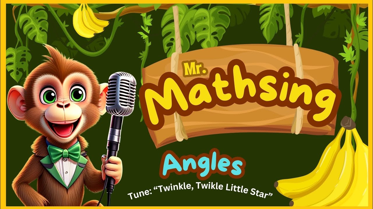 Mr. MATHSing: Angles, Math Songs for Kids! - YouTube