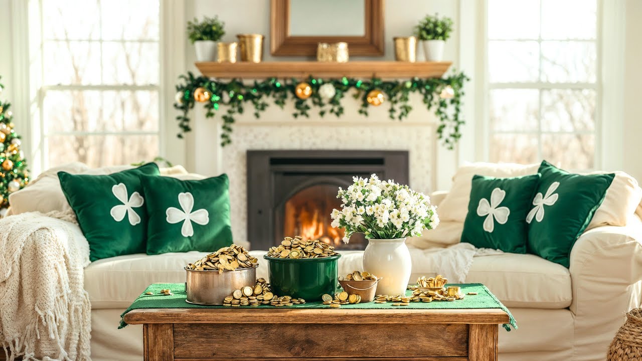 St. Patrick’s Day Jazz 🍀 Dreams Jazz Music & Fireplace Sounds – Relax ...