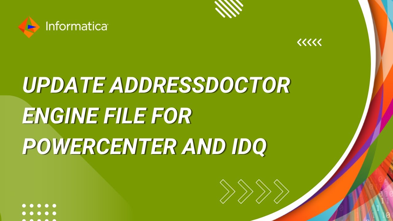 HOW TO: Update AddressDoctor Engine File for PowerCenter and ...