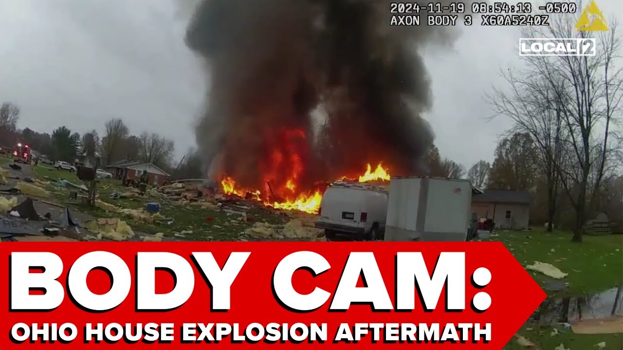 Body cam: Ohio house explosion aftermath - YouTube