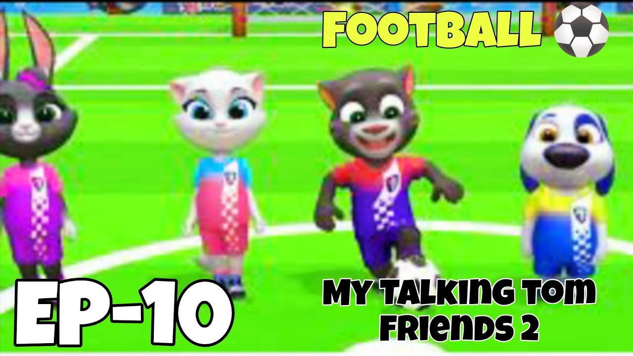 Playing football with tom the ronaldo || Talking tom friends 2 gameplay ...