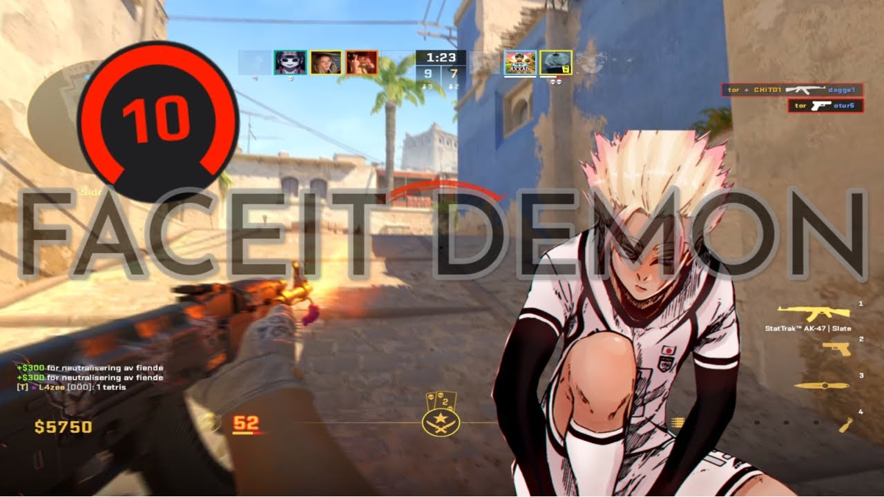 LEVEL 10 FACEIT DEMON - YouTube