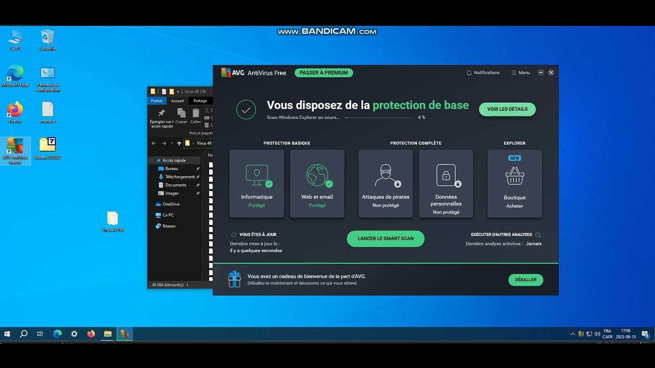TEST AVG Antivirus Gratuit 2023 final - YouTube