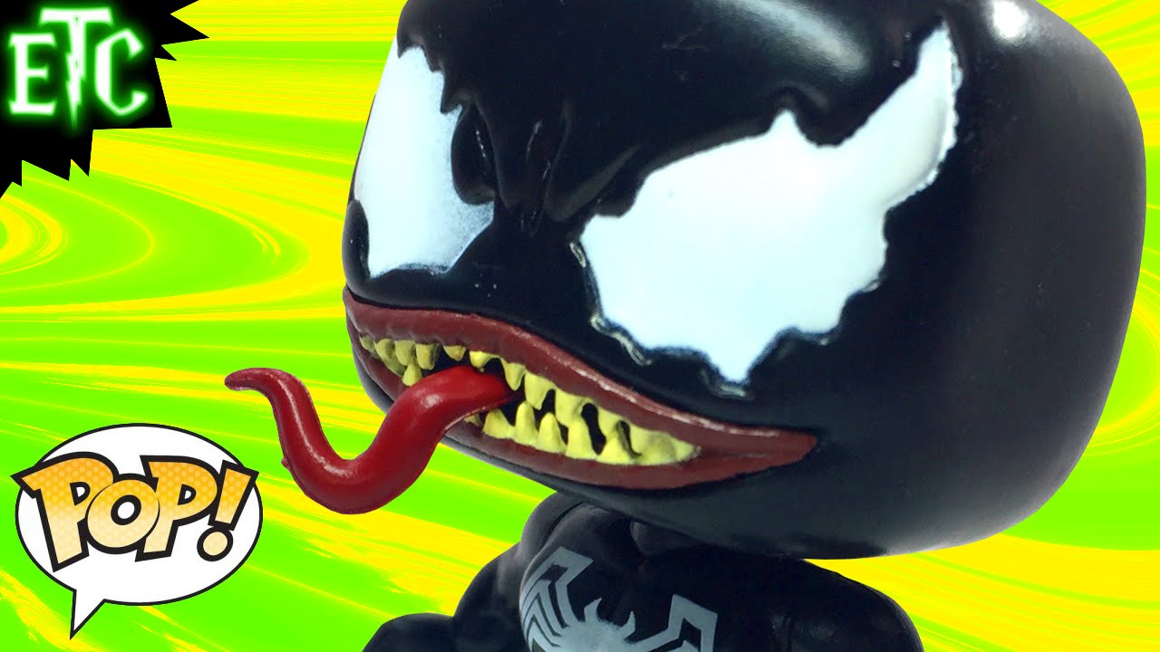 Funko POP! Venom Marvel Vinyl Bobblehead Review - YouTube