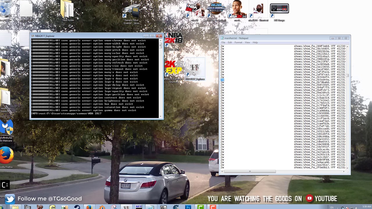 How to View a list of all NBA 2K18 files ( PC Modding Tutorial ) using ...