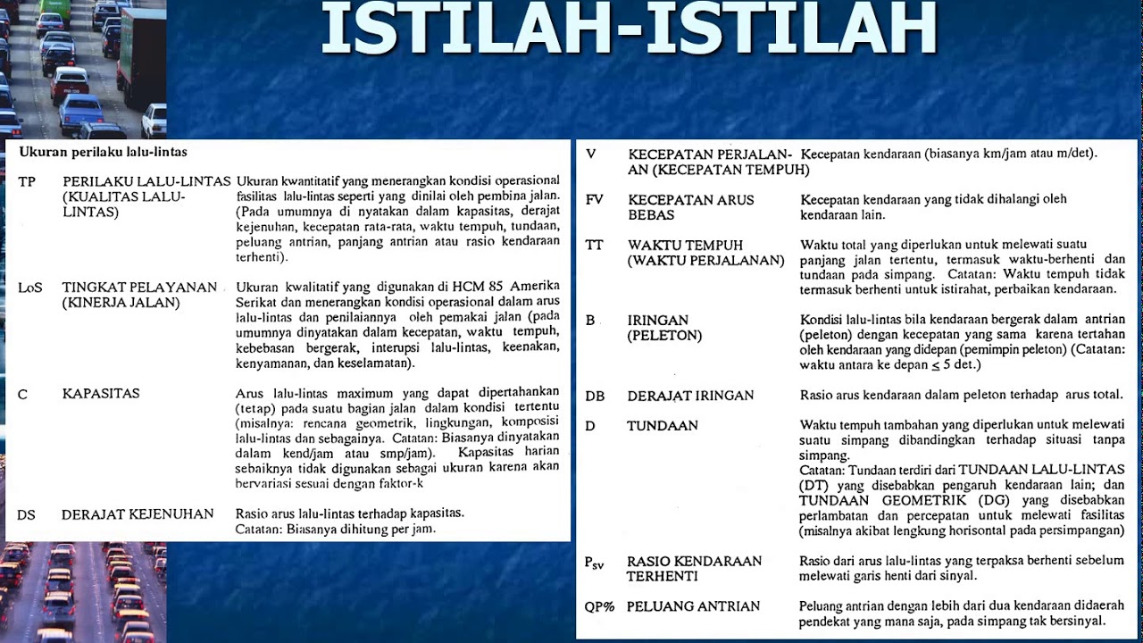 Perhitungan Kinerja Jalan Perkotaan berdasarkan MKJI 1997 (Manual ...