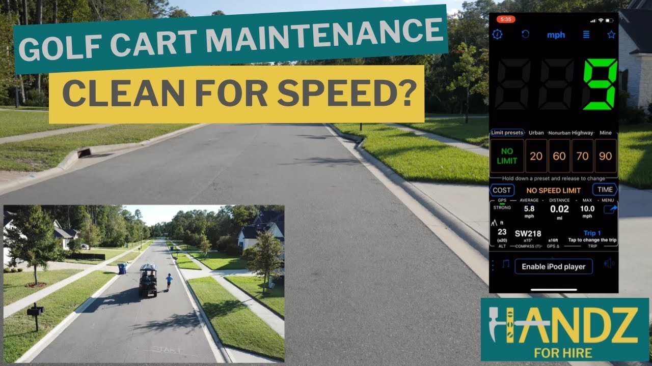 HOW BASIC GOLF CART MAINTENANCE AFFECTS SPEED - YouTube