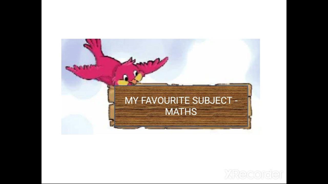 My favourite Subject - maths- short essay - YouTube