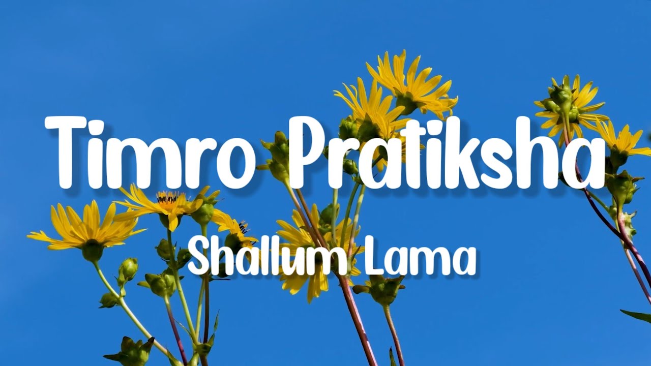 Timro Pratiksha - Shallum Lama (Lyrics Video) - YouTube