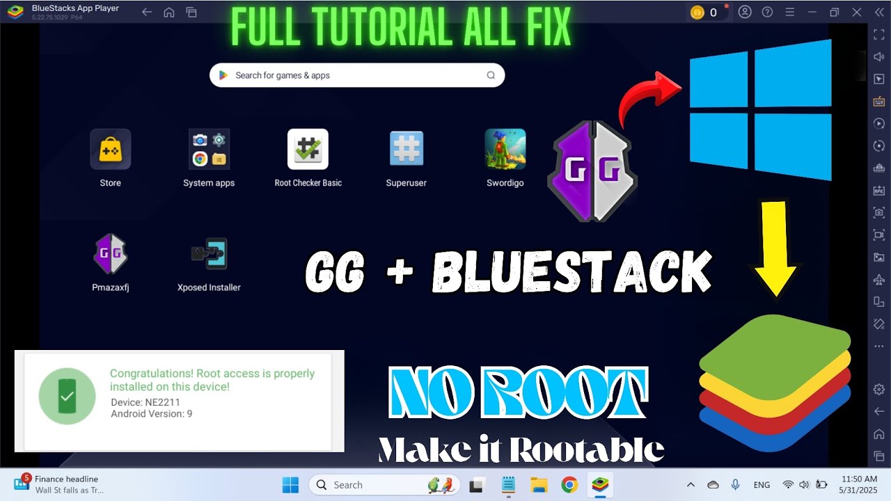 How To Install and Use GG In BlueStack 5 On Pc 2025 | Fix All Issues ...