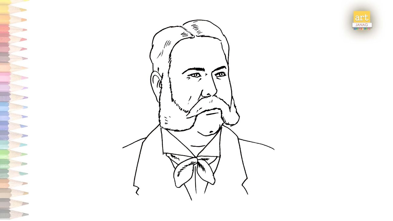Chester Alan Arthur USA President drawing | Chester Alan Arthur ...