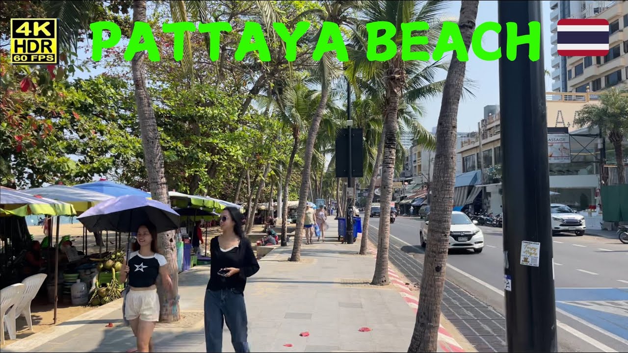 Pattaya Walking Street 4K Beach Road Scenes. Thailand 2025 🇹🇭 - YouTube
