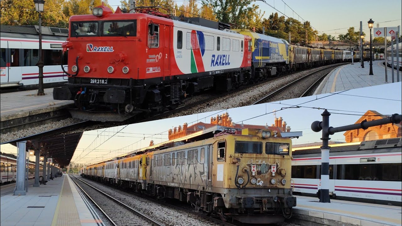 TRASLADO ESPECIAL : 269 Raxell + 319 Continental Rail + 7 locomotoras ...
