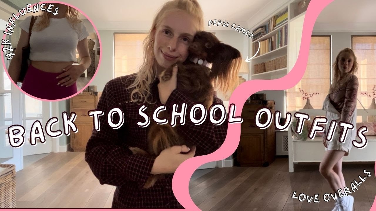 A Week Of Back To School Outfits | Style With Me - YouTube