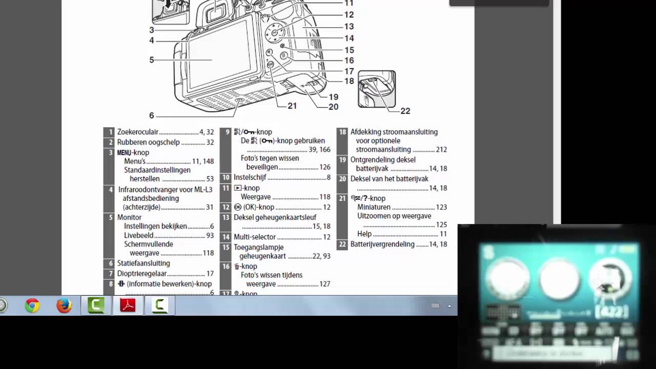 nikon D5200 fn toets programmeren iso waarde instellen - YouTube
