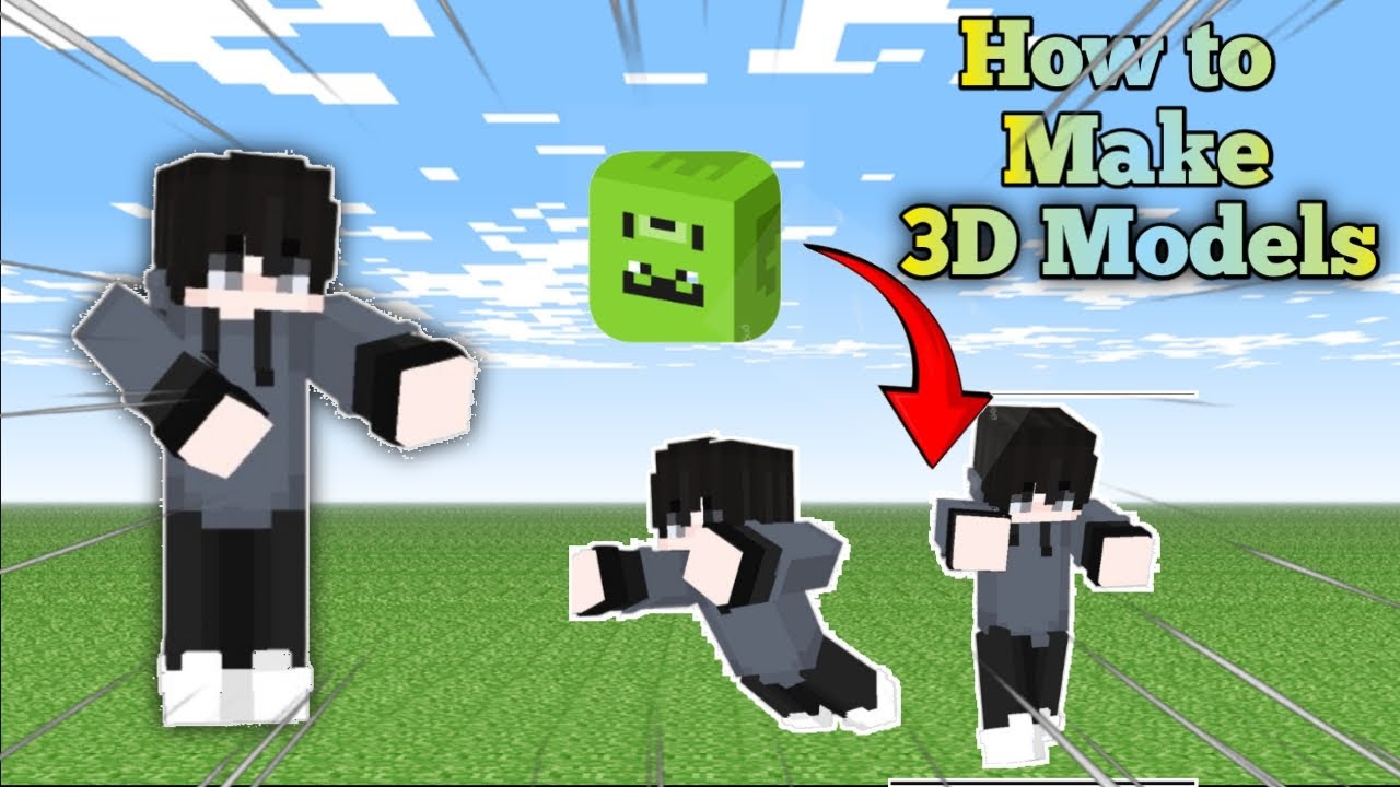 Make Cool Skin Pose🔥 For Minecraft video Thumbnail Without Prisma 3D ...