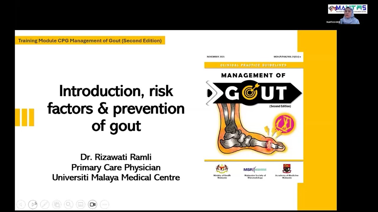 LECTURE 1: Introduction, Risk Factors and Prevention of Gout - YouTube