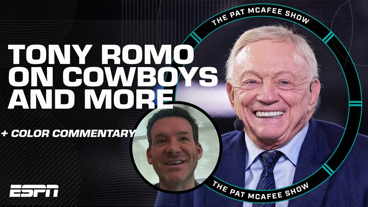 Tony Romo Interview 👉 Jerry Jones & the Cowboys, Patriots + color ...