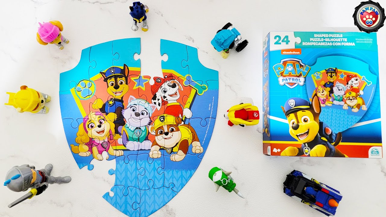 Paw Patrol Toys - playing with puppies & Unboxing toy - Puzzles for ...