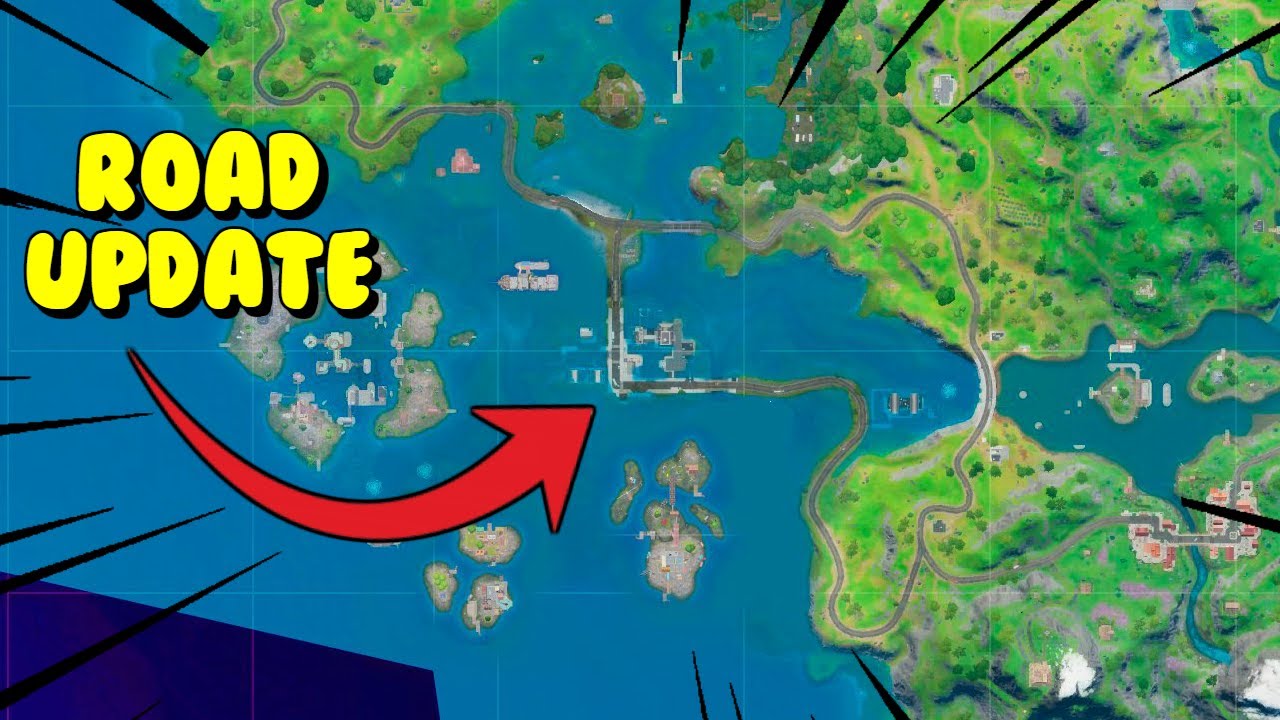 NEW ROADS UNCOVERED - MAP UPDATE NEXT WEEK in Fortnite - CARS Coming ...