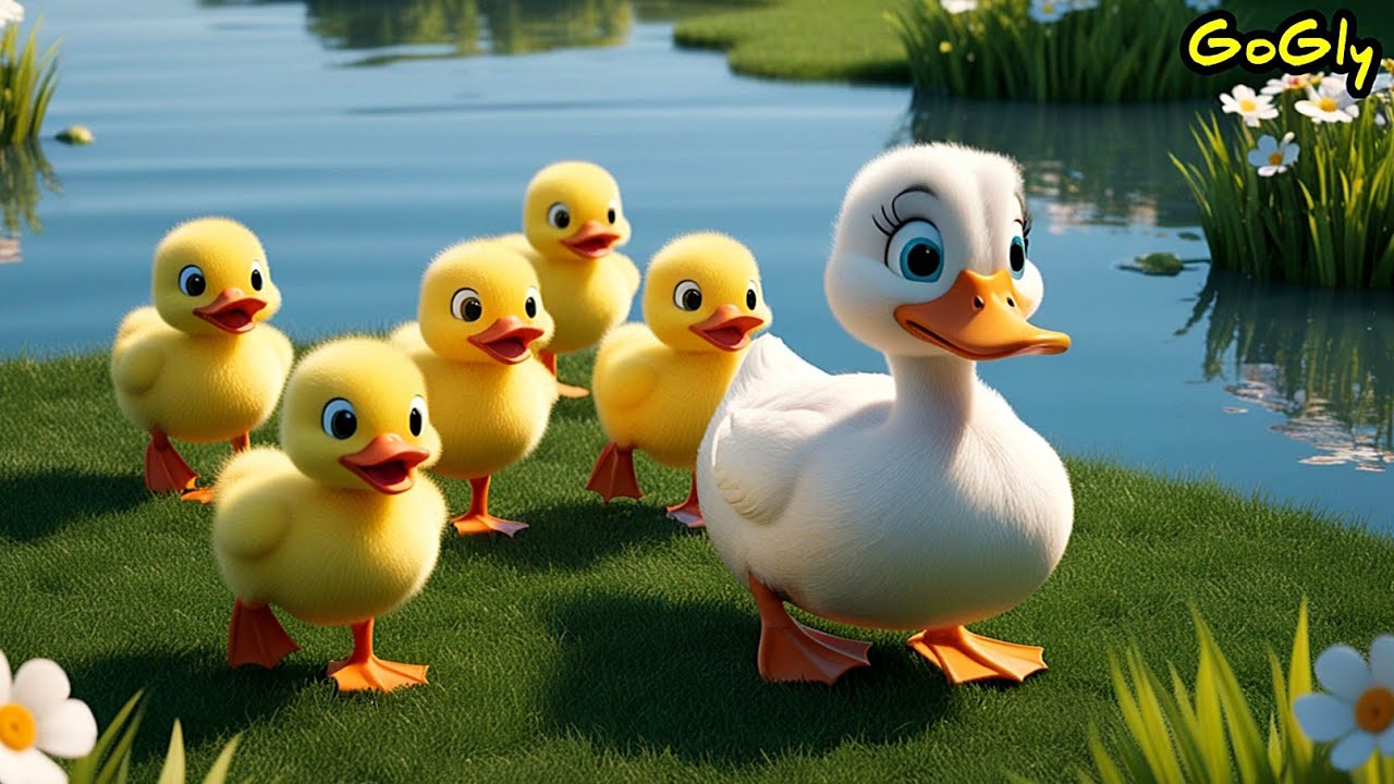 Five little ducks | Nursery Rhyme | Ducks Kids song | Kids Rhymes ...