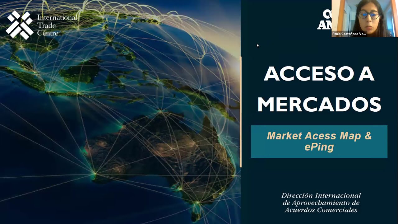 Entrenamiento Exportador con ITC: Market Access Map y ePing - YouTube
