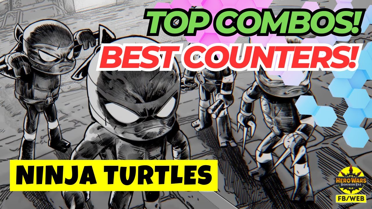How to Build (and Counter!) The Ninja Turtles! | Hero Wars Dominion Era ...