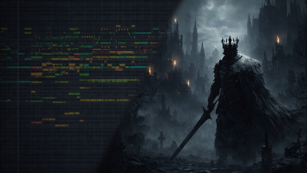 Dark Souls inspired music (Eldrich The Corrupted King) - YouTube