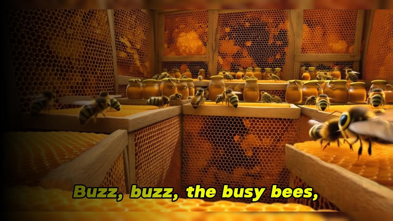 The Busy Bees Song for Kids | Perfect for Playtime & Learning - YouTube