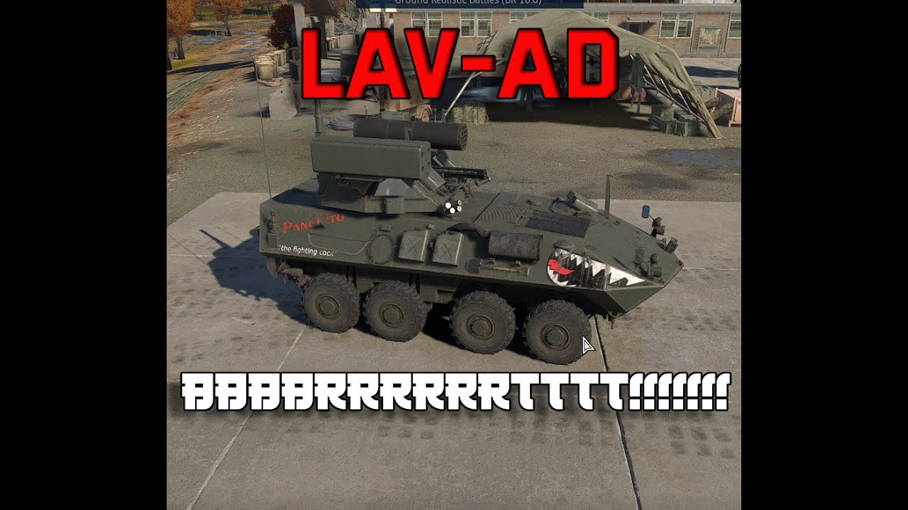 War Thunder LAV AD ViceIntruder - YouTube