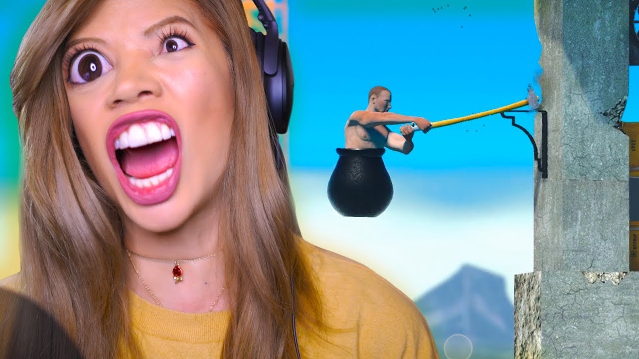 I'VE NEVER SCREAMED SO MUCH AT A RAGE GAME - Getting Over It - YouTube