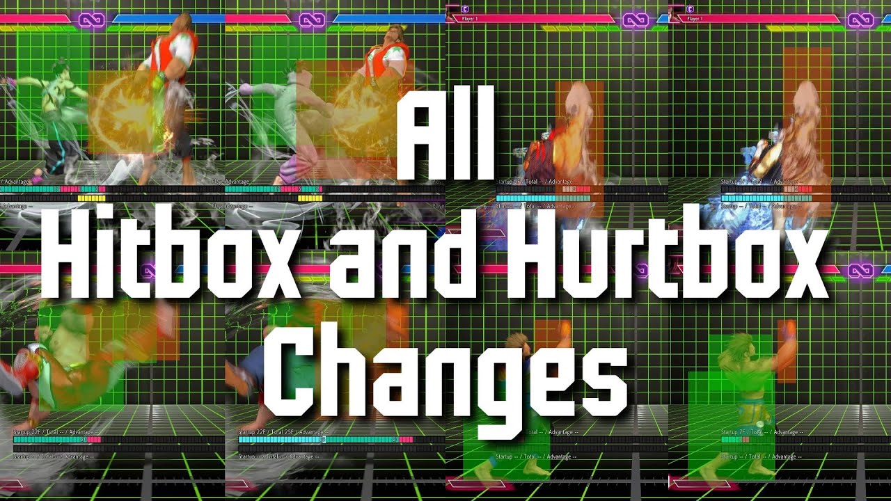 Hitbox and Hurtbox Changes 1.04 to 1.05 - Street Fighter 6 - YouTube